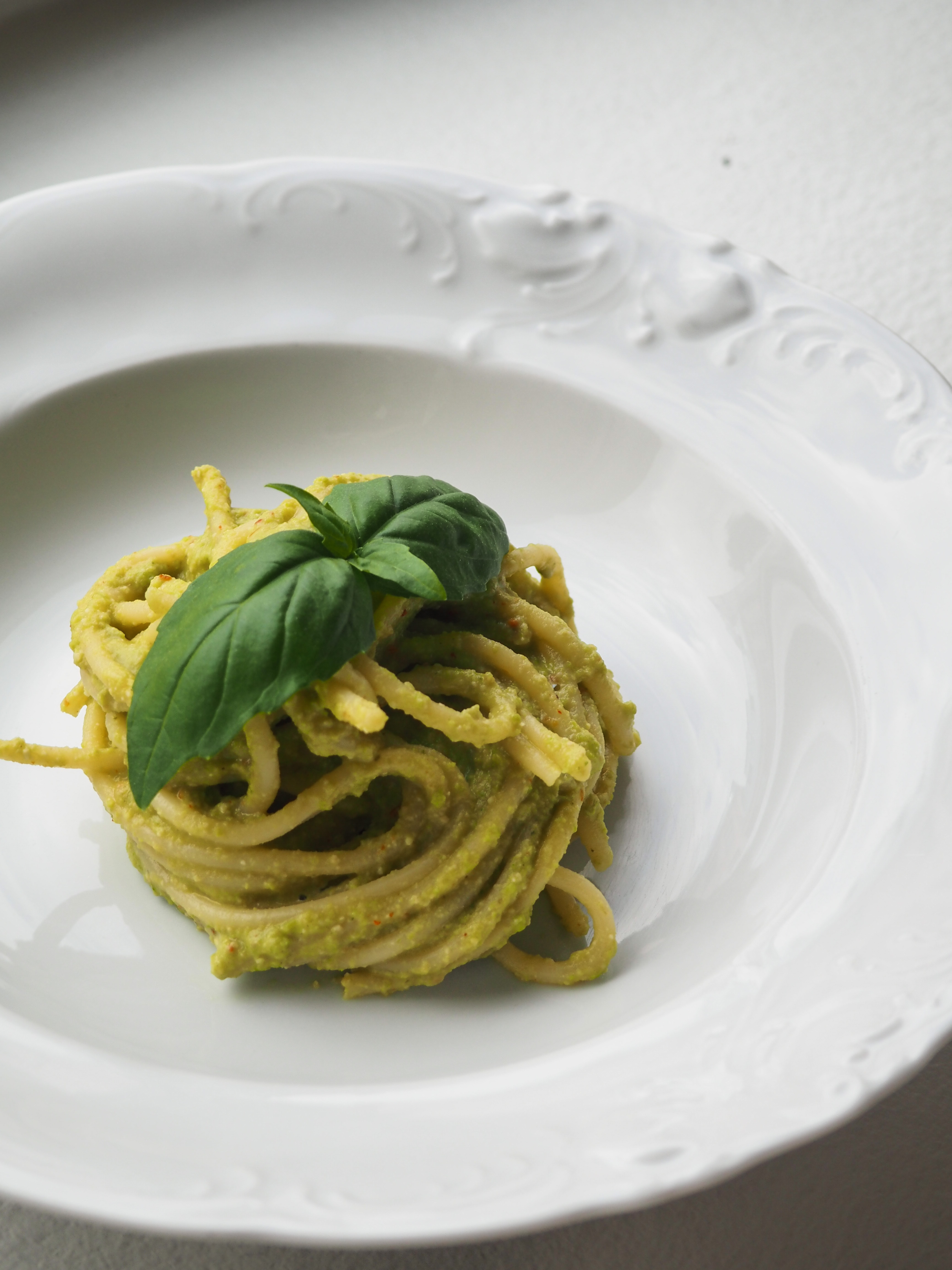 Creamy Pea and Basil Pasta – The Deliciously Vegan